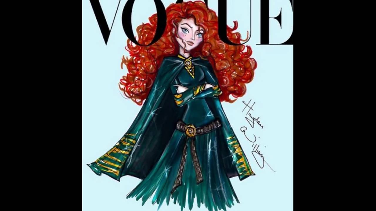 Disney Princesses in VOGUE magazine - YouTube