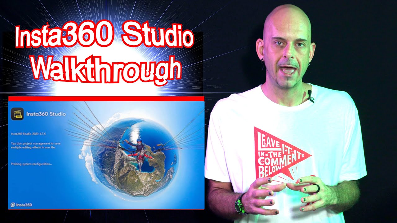 Insta360 Studio Walkthrough - Beginner Tutorial Insta 360 X3 Skate Park Cinematic #squidshot ...