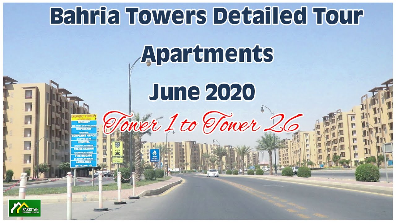 Bahria Towers Detailed Tour, Apartments June 2020 - YouTube