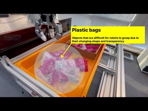 3-Finger Robot Gripper | Plastic Bag Pick and Place / Bin picking - YouTube