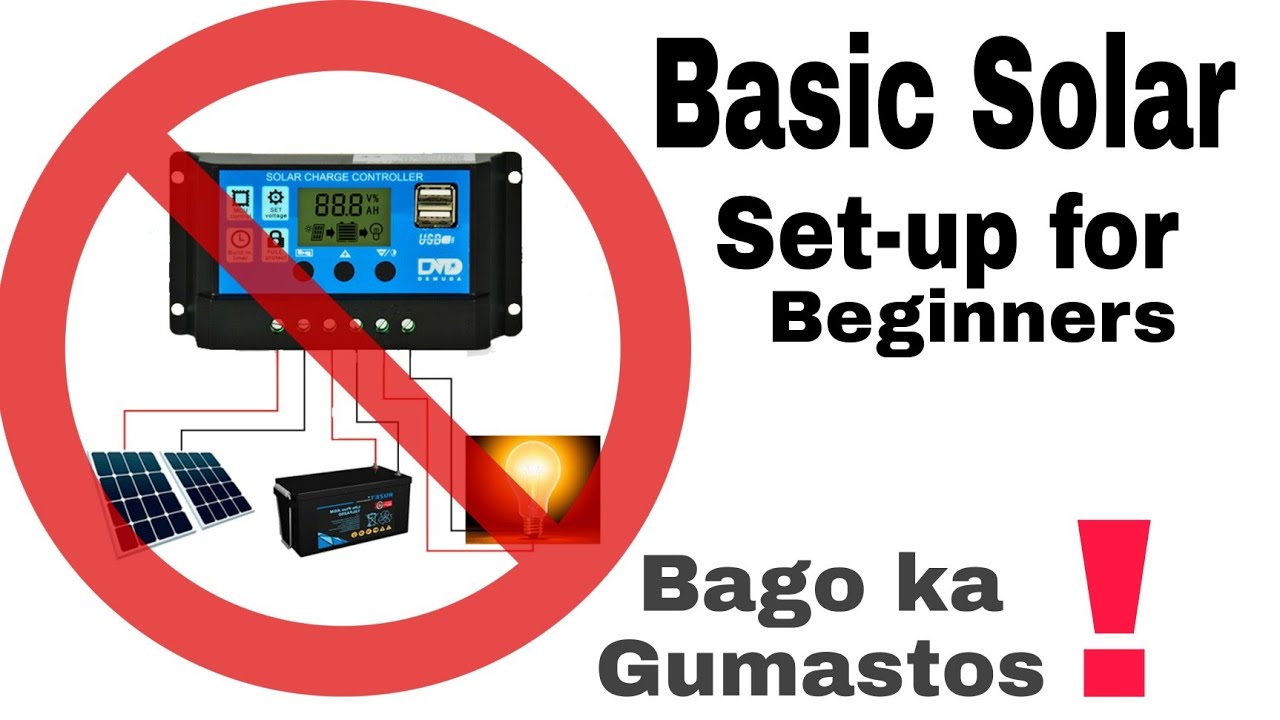 Simple Solar setup for home Cheap Solar setup Simple - YouTube