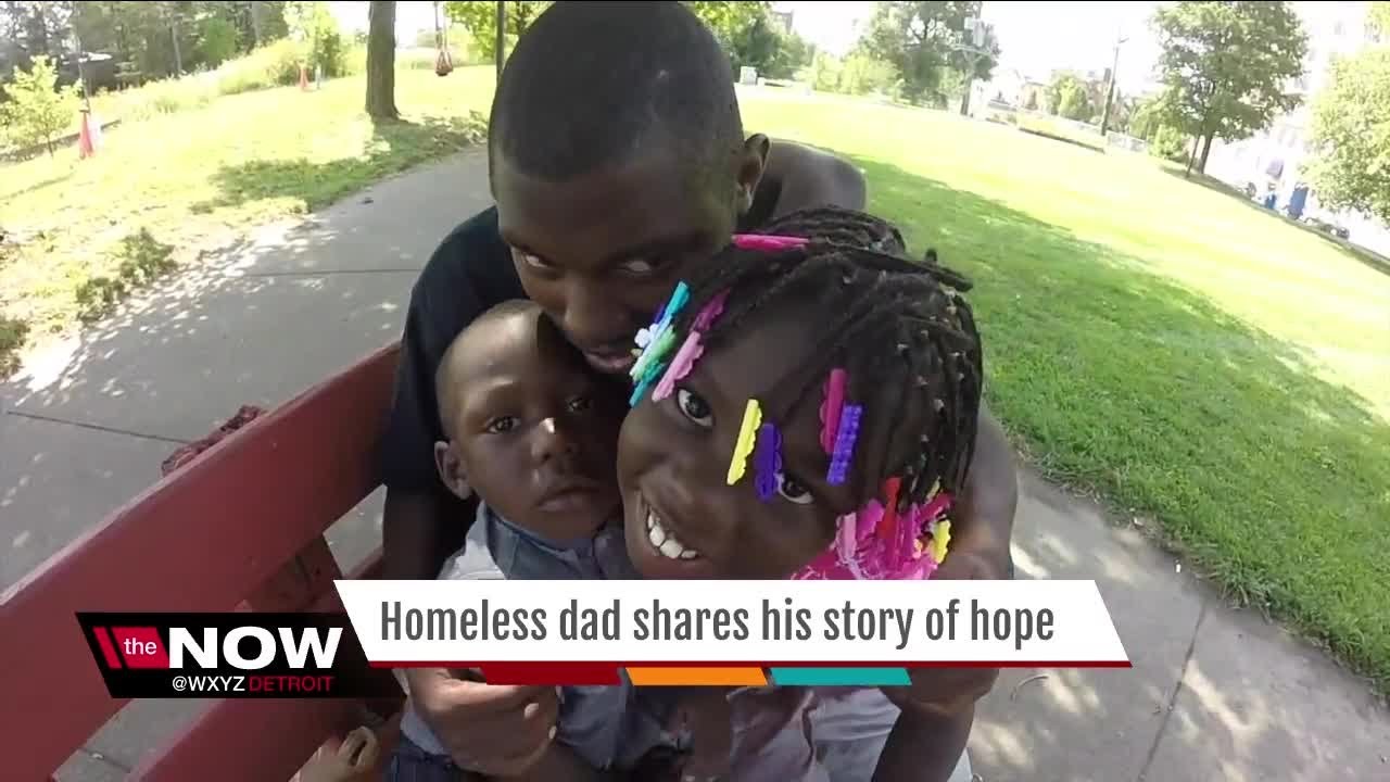 Homeless dad shares story of hope - YouTube
