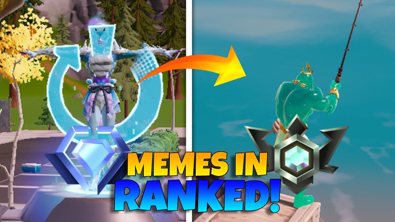 So We Did Meme Strats In Fortnite RANKED... - YouTube