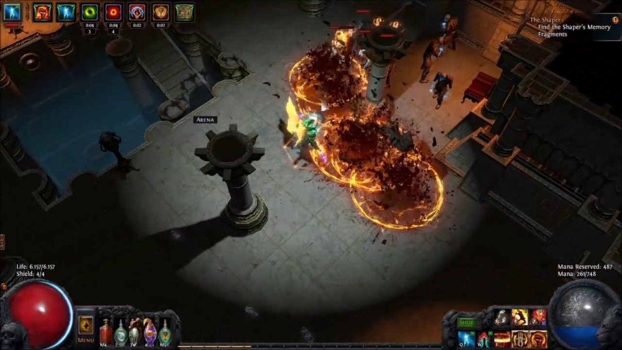 PoE [2.4] T12 Ivory Temple Inquisitor Avatar of Fire + Molten Strike ...