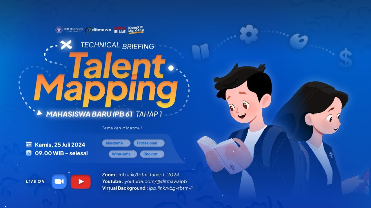 Technical Briefing Talent Mapping Mahasiswa Baru IPB 61 - Tahap 1 - YouTube