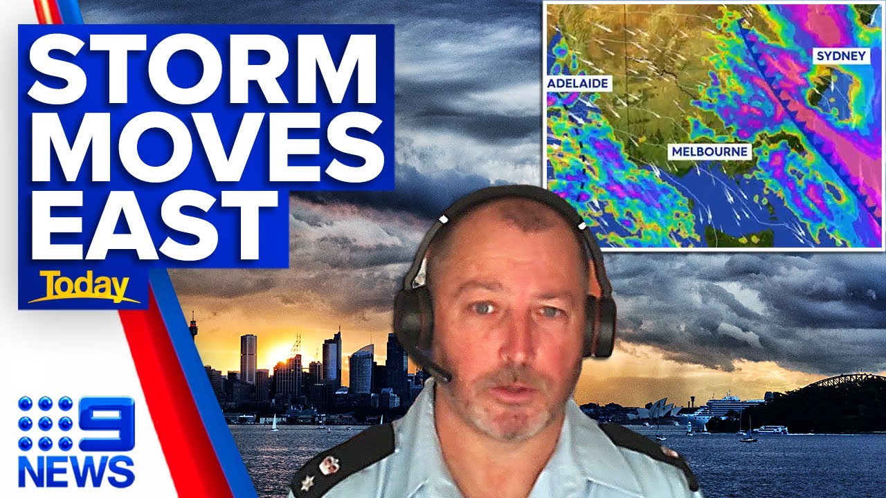 Multiple states brace for destructive storm | 9 News Australia - YouTube