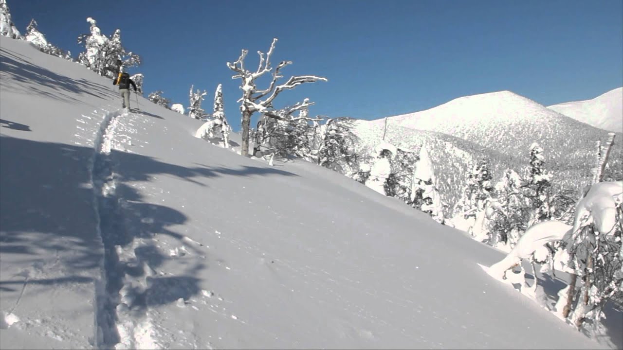 Auberge de montagne des Chic-Chocs - Skiing at mount Coleman 27-2-2011 ...