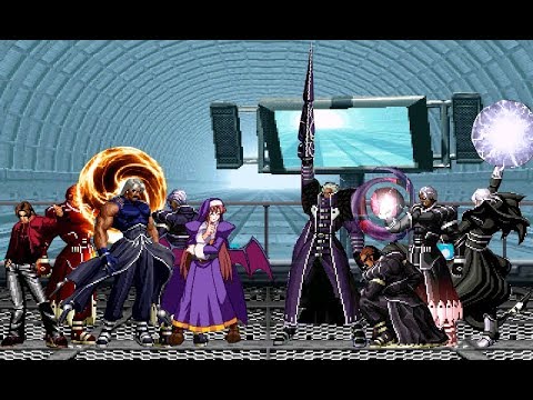 MUGEN KOF NESTS Team Vs. NESTS Boss Team - YouTube