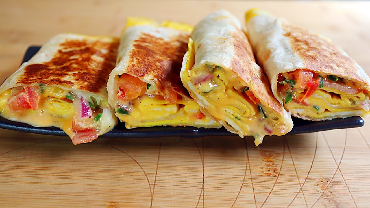 Tortilla Wrap: Easy breakfast idea - YouTube