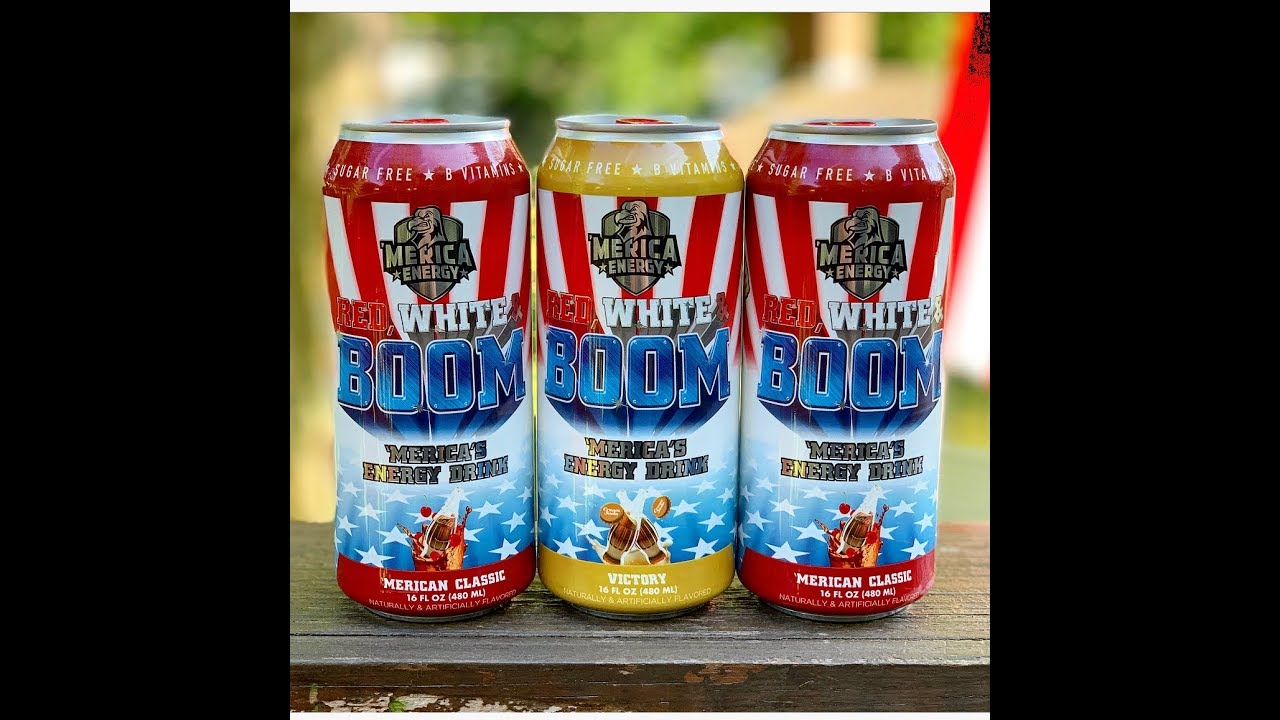 Merica Energy Victory & Merica Classic Energy Drink Review - YouTube