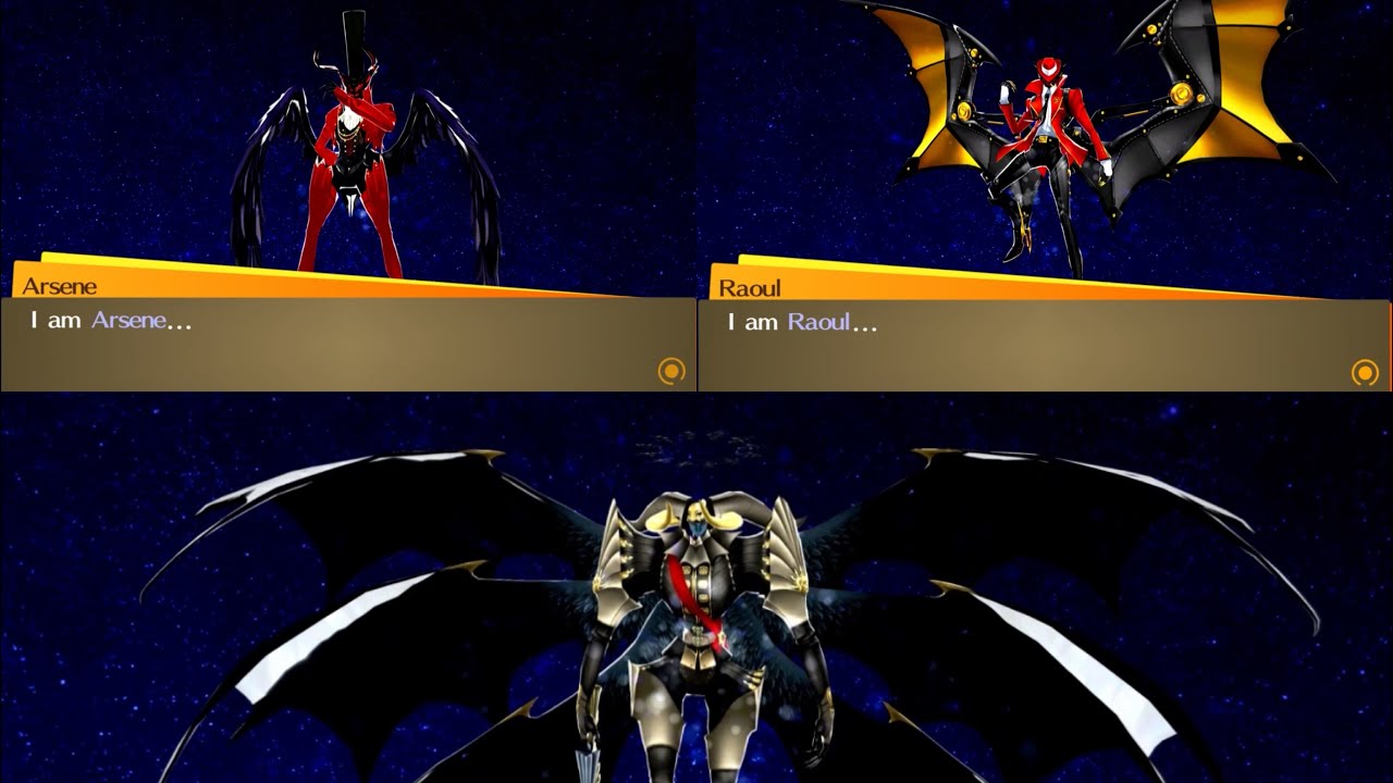 Persona 4 Golden Joker’s Personas Mod Showcase (Arsene, Raoul, Satanael ...