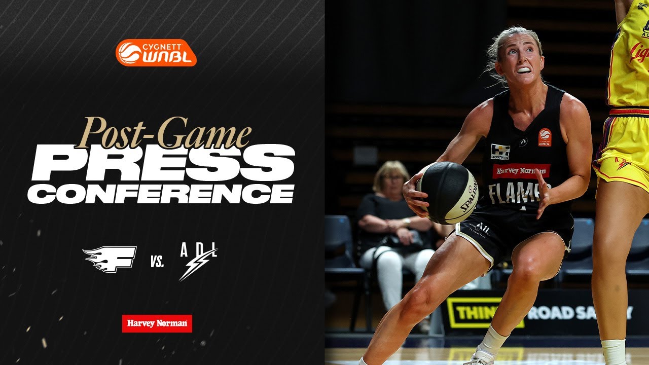 Flames vs Lightning: Lauren Nicholson and Guy Molloy press conference ...