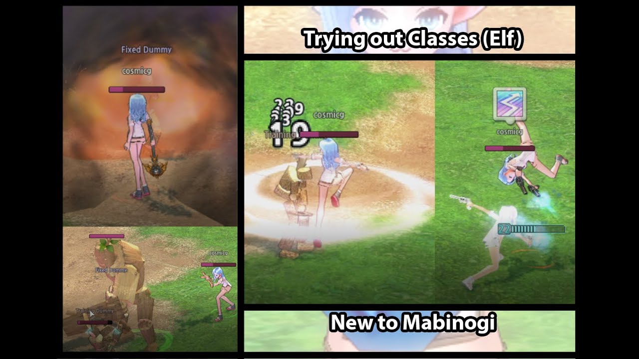 Mabinogi PC - Trying Out Class Skills - YouTube