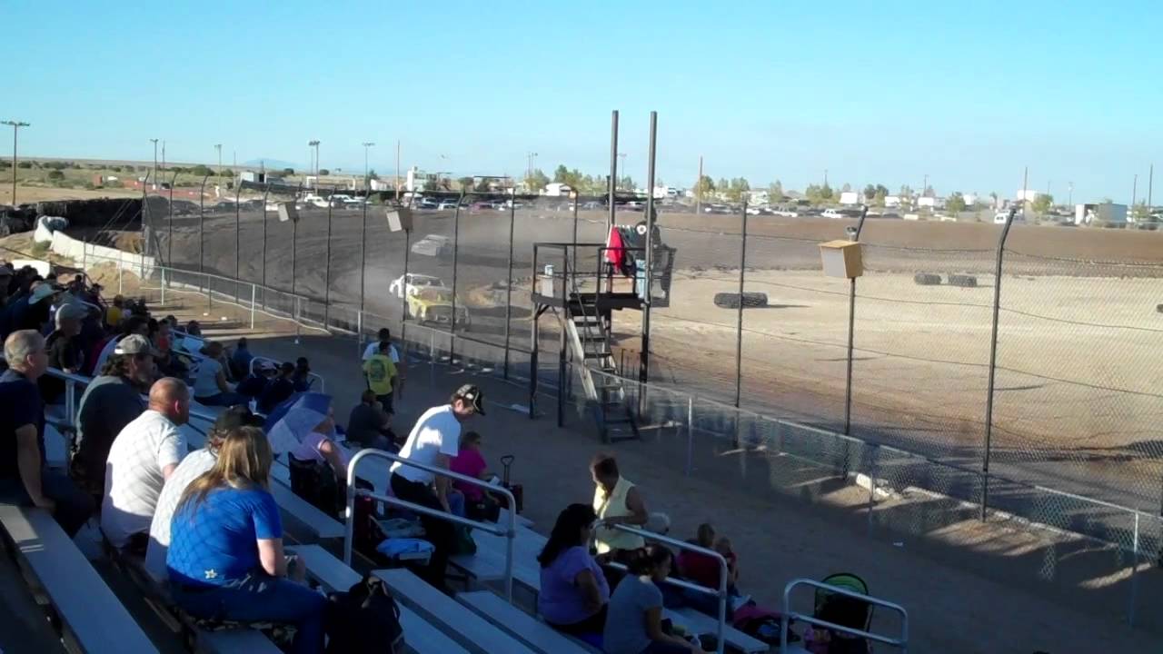 Hobby Stock Main Sandia Motor Speedway 92411.MP4 - YouTube