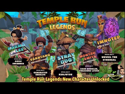 Temple Run Legends New Character Outfit unlocked Temple Run Legends All ...