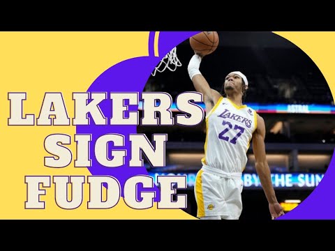Lakers Sign Alex Fudge - YouTube