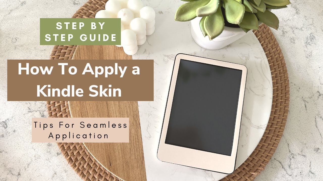 How To Apply a Kindle Skin (Step By Step Guide) - YouTube