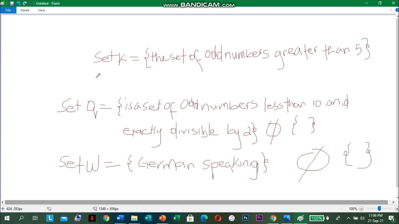 Mathematics Empty/Null, Equal and Equivalent Sets (Definition and ...