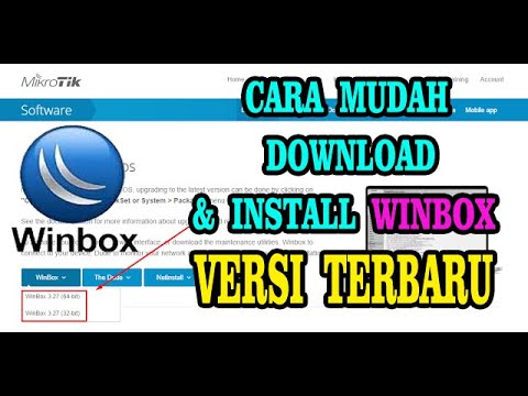 Download Dan Install Winbox Mikrotik (versi terbaru) - YouTube