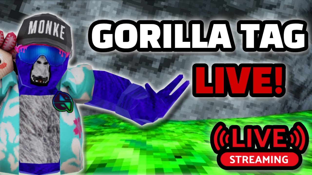 🔴 GORILLA TAG LIVE WITH VIEWERS!! COME MEET AN AAC! 🔴 #gorillatag #gtag ...