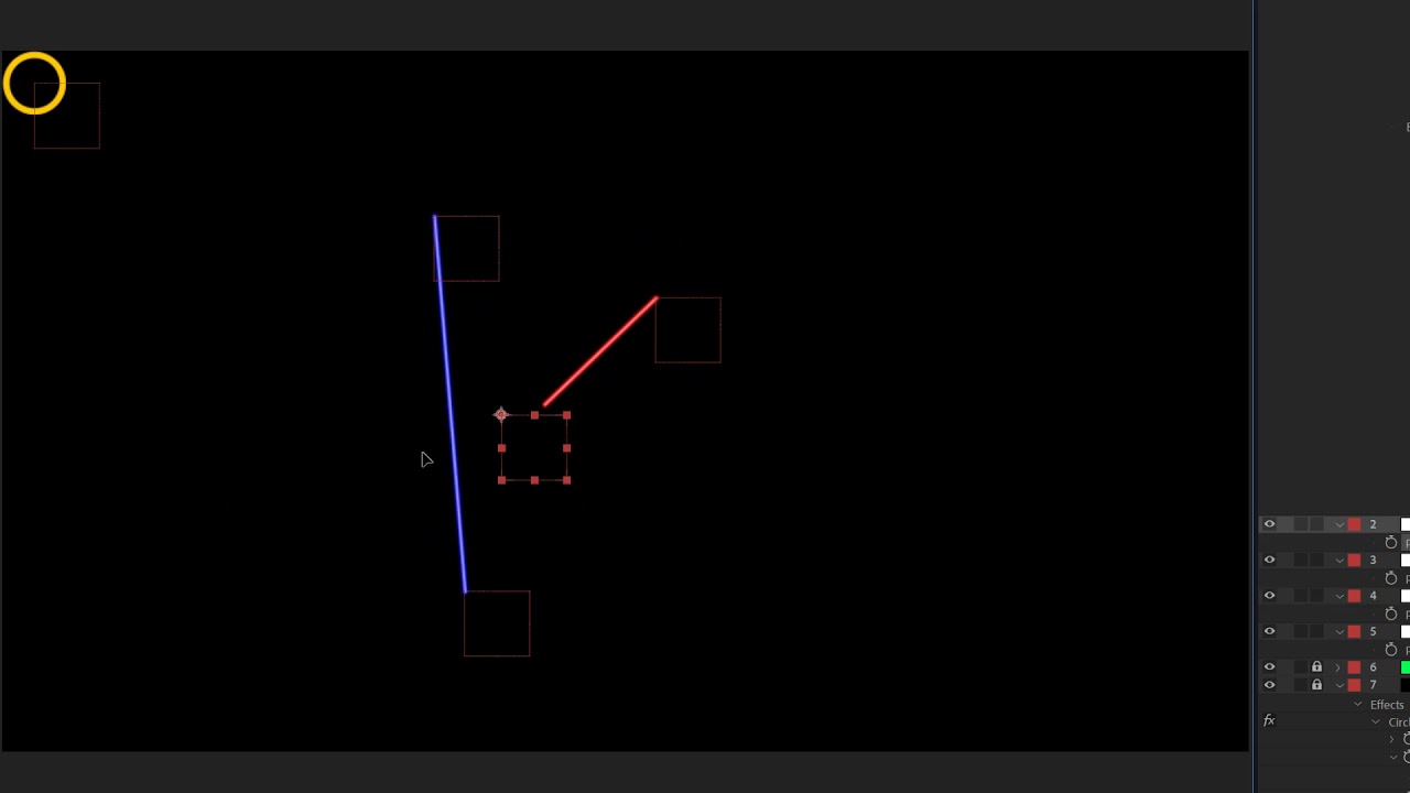 intersecting lines expression in After Effects - YouTube