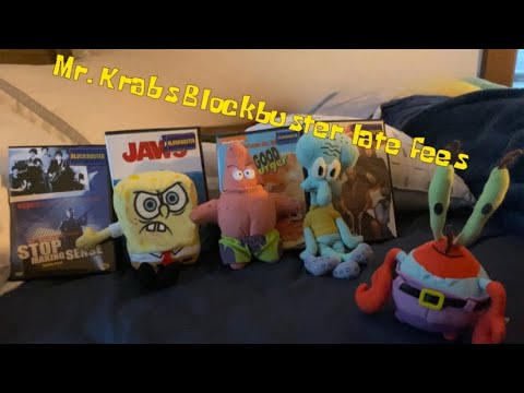 Mr. Krabs Blockbuster late fees - YouTube