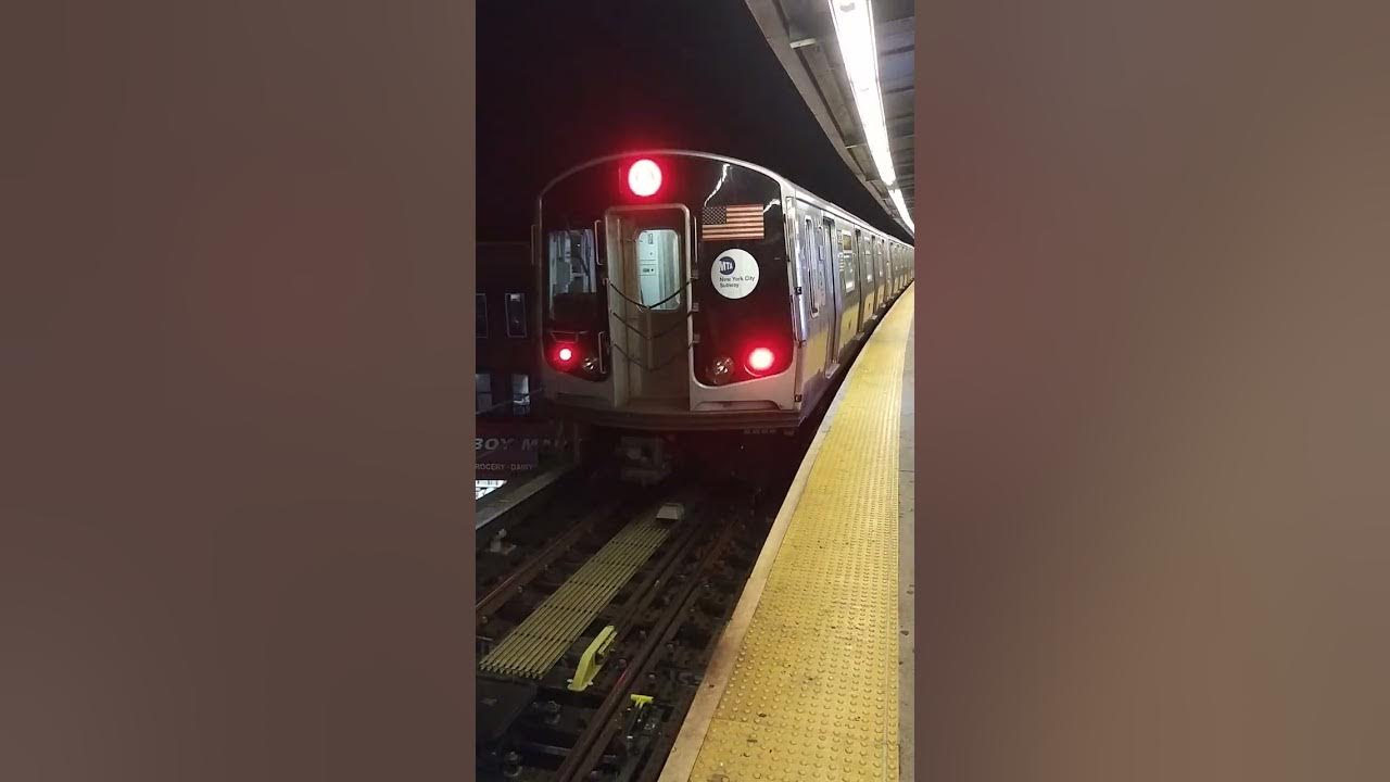 Manhattan Bound R179 A train leaving Lefferts Boulevard - YouTube