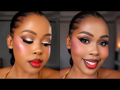 HOW TO DO NIGERIAN STYLE MAKEUP FOR BEGINNERS 