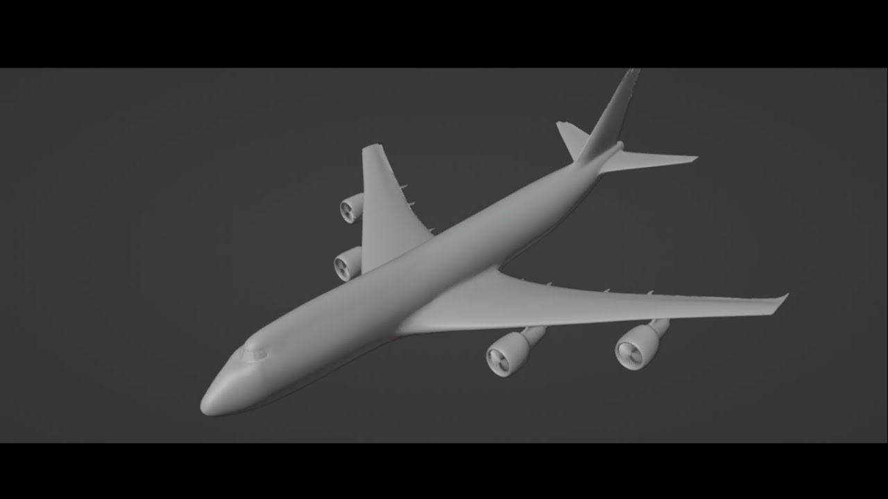 Aeroplane 3D model || Aeroplane in 3D || Aeroplane - YouTube