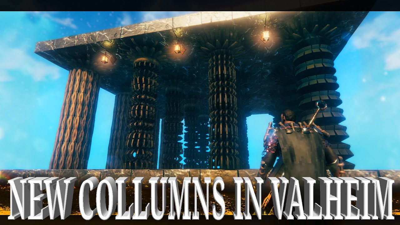 40 New collumn designs in Valheim - YouTube