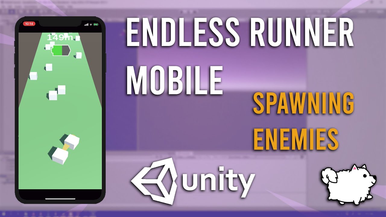 Mobile Endless Runner Spawning Enemies Unity Tutorial Youtube