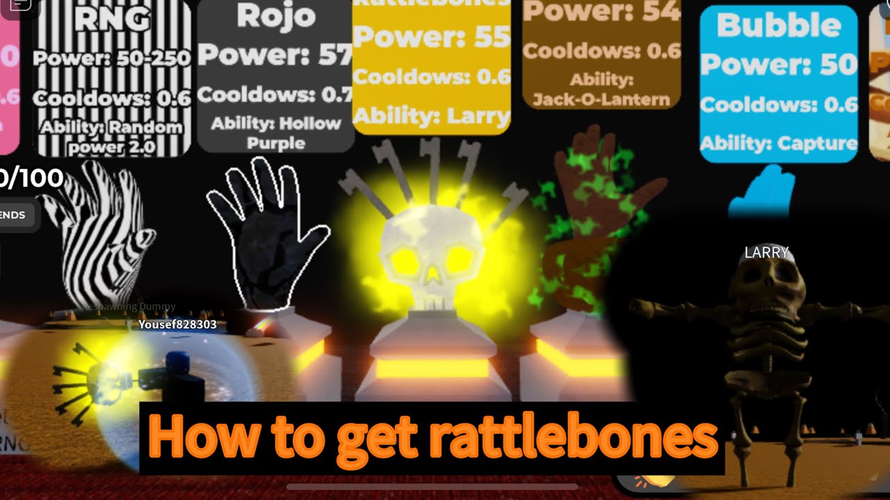How to get rattlebones in Roblox slap battles but very bad - YouTube