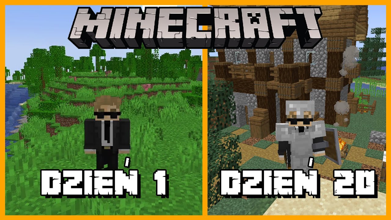 Spędziłem 100 dni w Minecraft - część pierwsza - 20 dni z okazji 200 ...