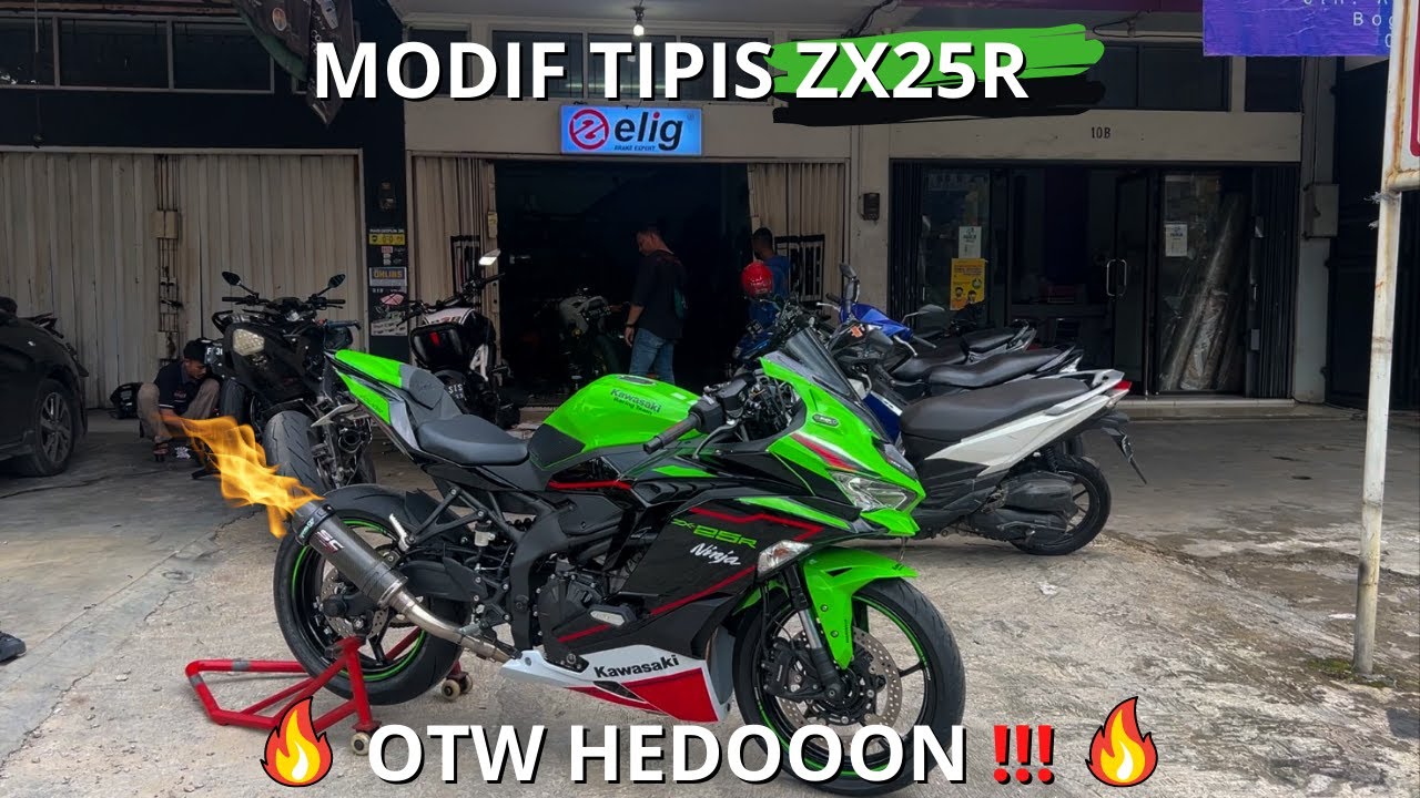 KAWASAKI ZX25R | ZX 25 R MODIF TIPIS OTW HEDON NIHH !!! | DANNE MOTOR ...