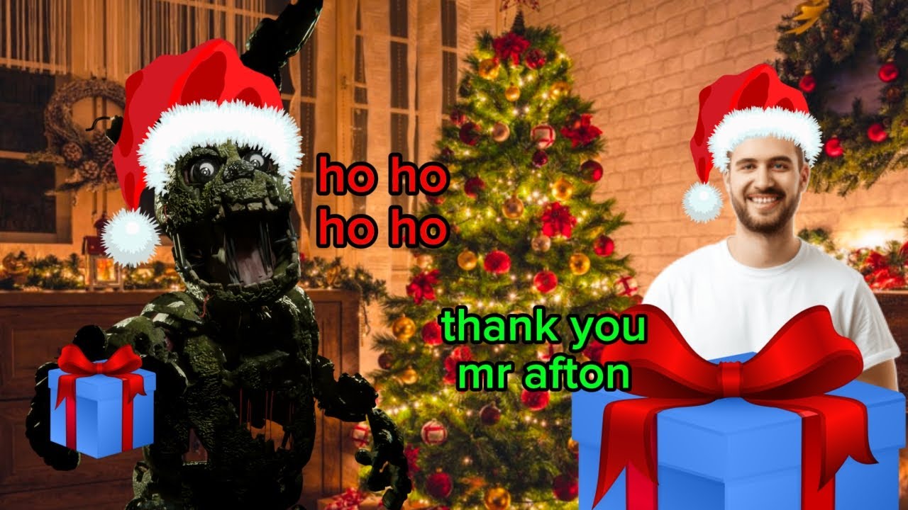 springtrap gives presents to survivors and everyone has a happy ...