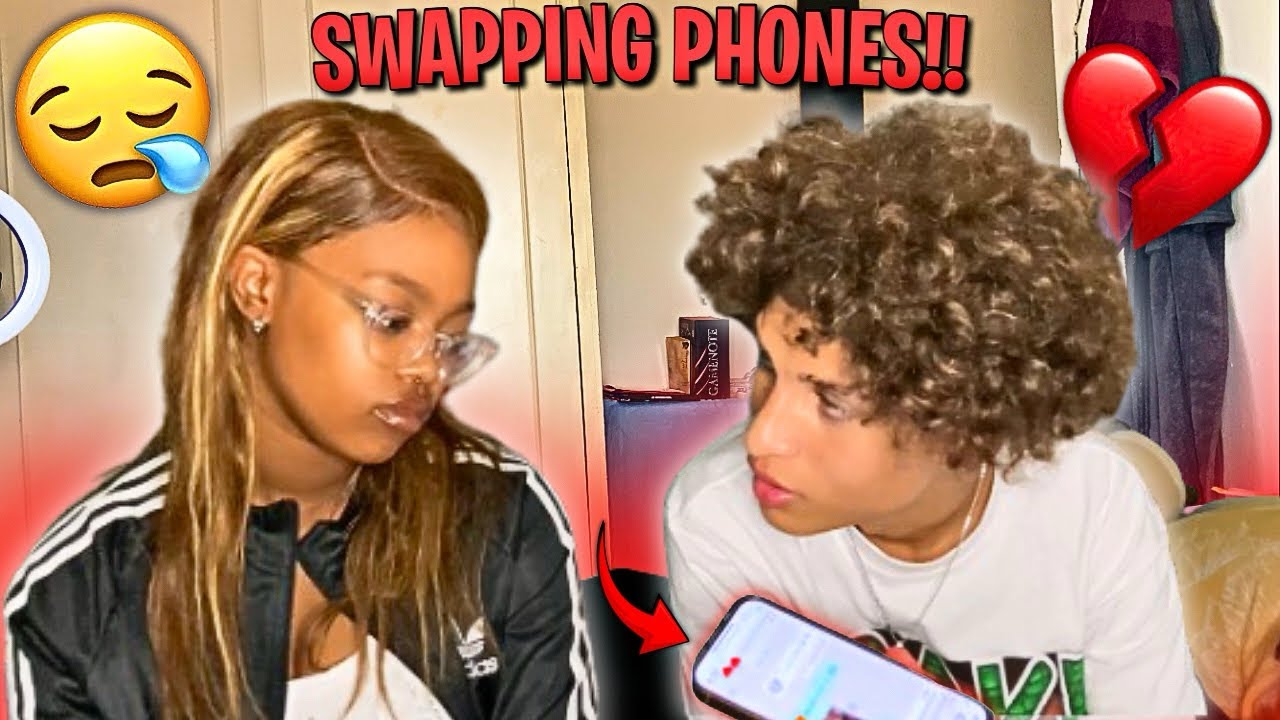 We SWAPPED PHONES And This Is What Happened…👀💔 - YouTube