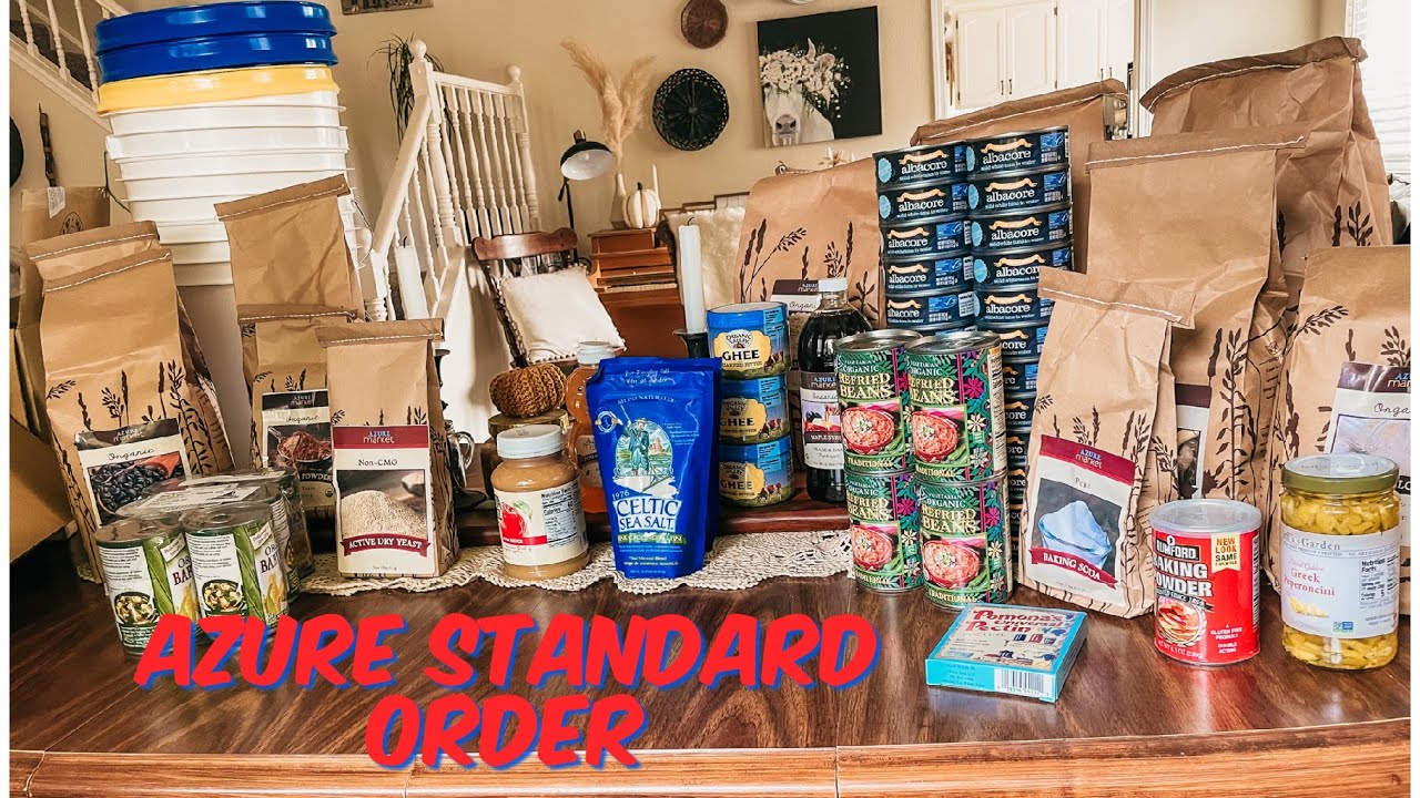 OCTOBER 2021 AZURE STANDARD HAUL - YouTube