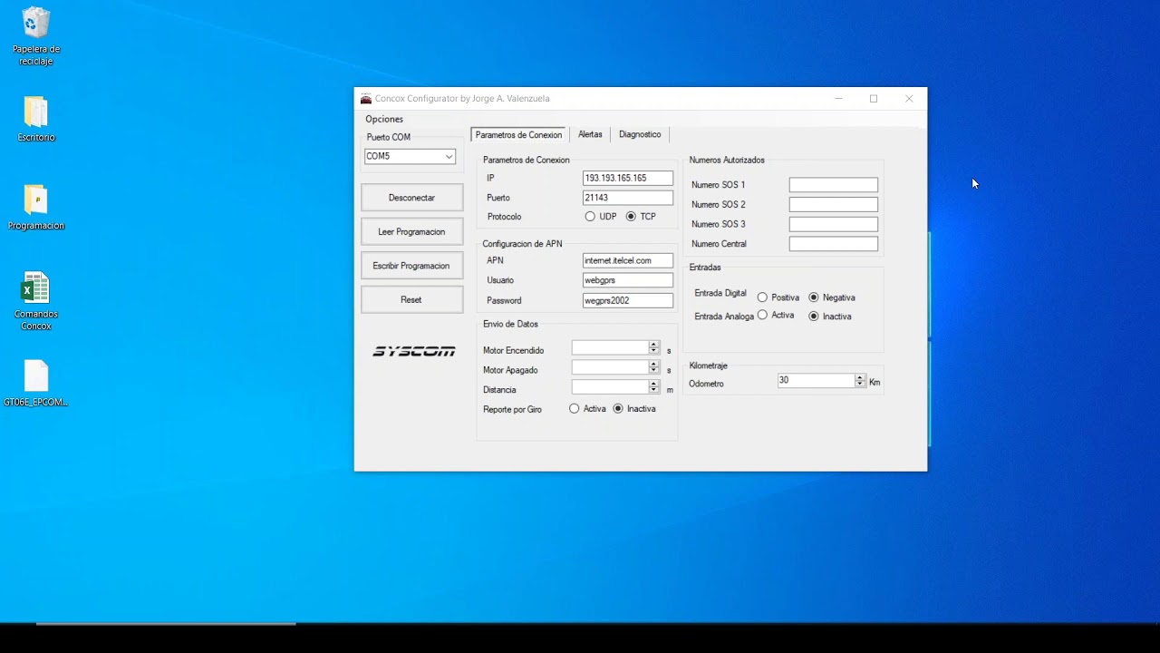 Programación de Rastreador GPS GT06E - YouTube