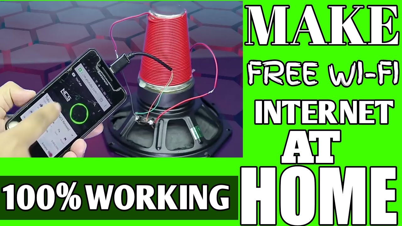 🔥🔥MAKE FREE WIFI INTERNET 🔥🔥AT HOME 🔥🔥 - YouTube