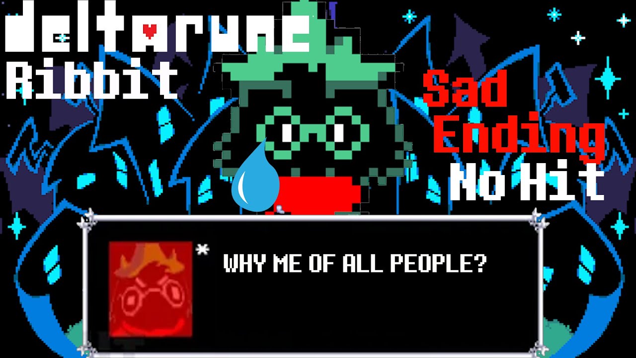 (FIRST NO HIT) Ralsei ending Deltarune Ribbit - YouTube