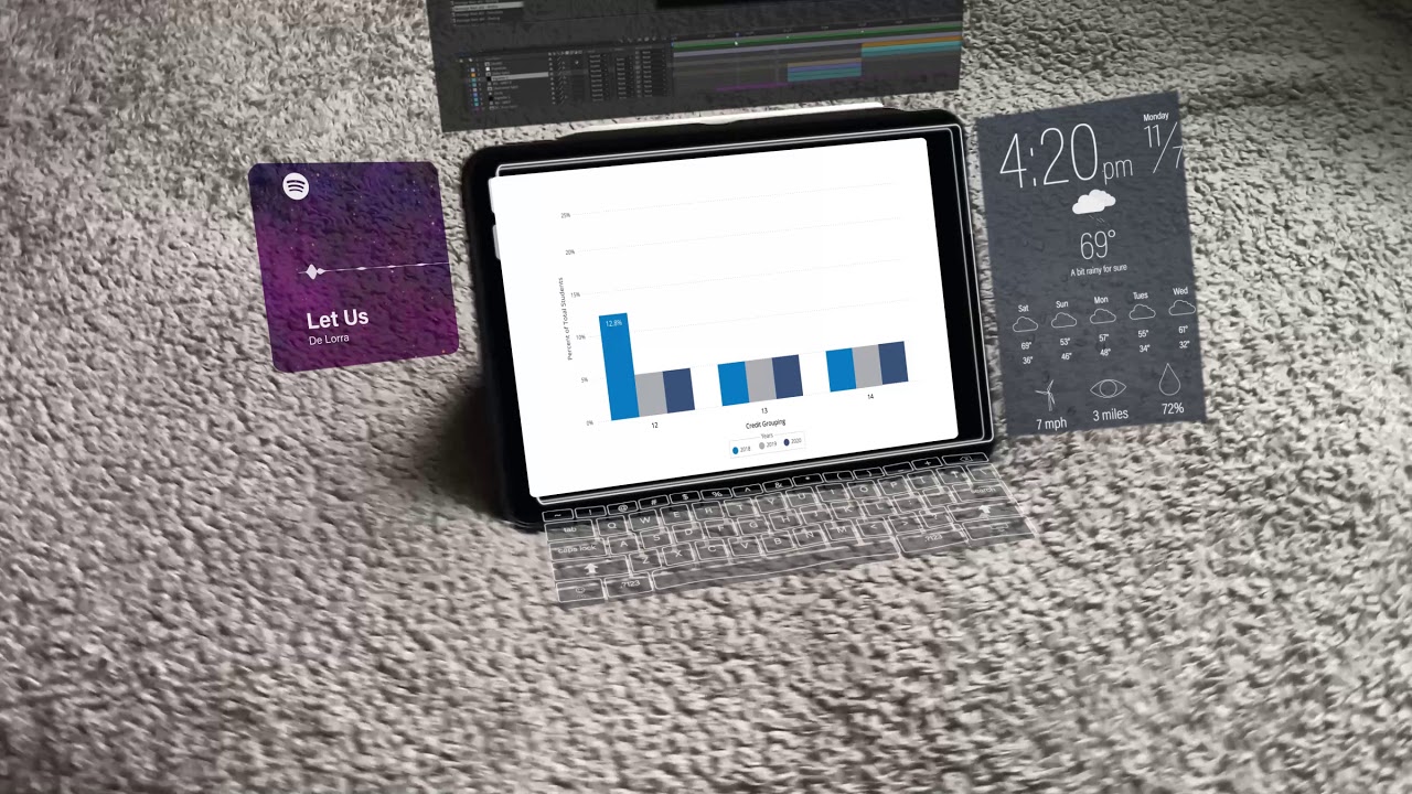 Futuristic HUD Ipad - YouTube