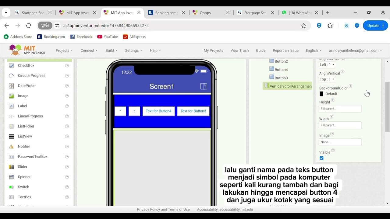 buatlah kalkulator dengan menggunakan mit app inventor - YouTube