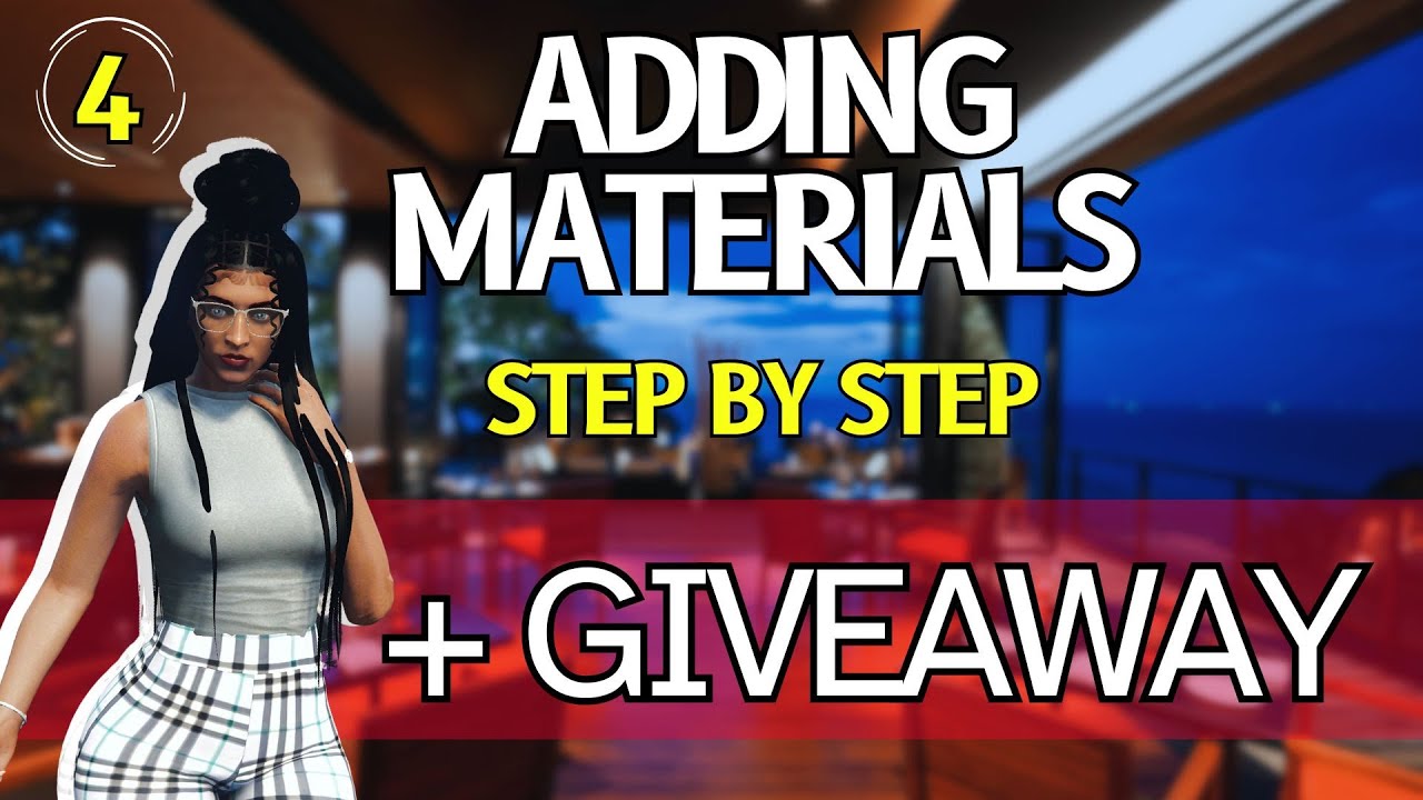 How to Make a Restaurant Interior MLO in FiveM (Part 4) | Add Materials ...