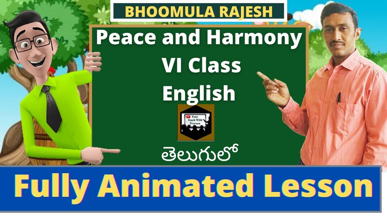 6th-english-1st-lesson-peace-and-harmony-fully-animated-with-telugu