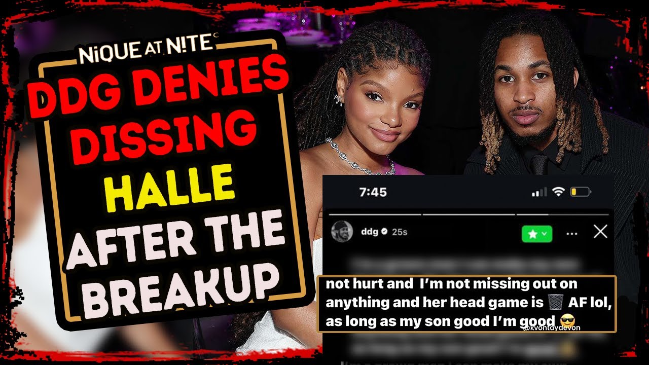 DDG denies dissing Halle After post saying she was...... - YouTube