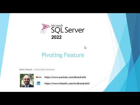 Pivoting in Microsoft SQL Server - YouTube