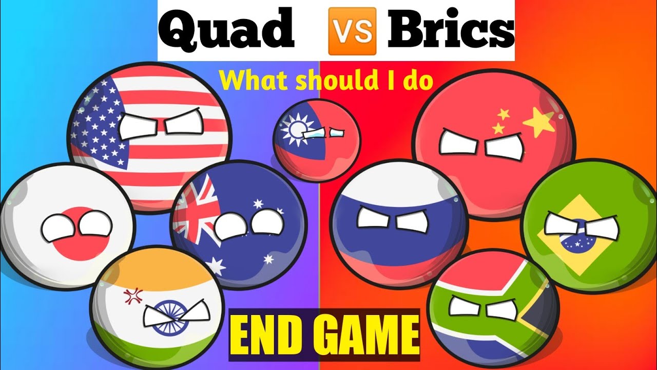 Quad 🆚 Brics Countryball | Countryball comparison#countryballsanimation - YouTube