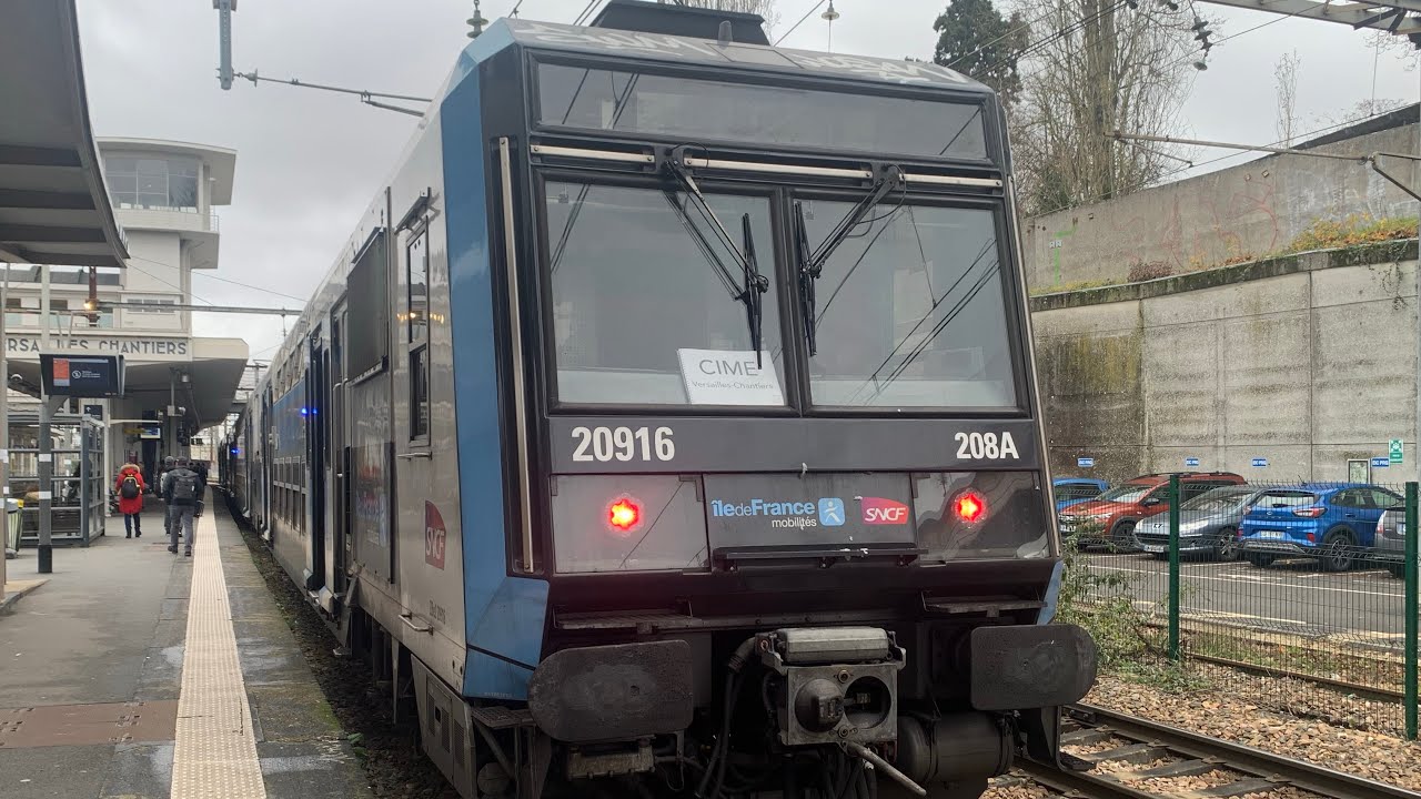 [Transilien V] Voyage dans une Z20900 IDFM n•208A entre Massy-Palaiseau ...