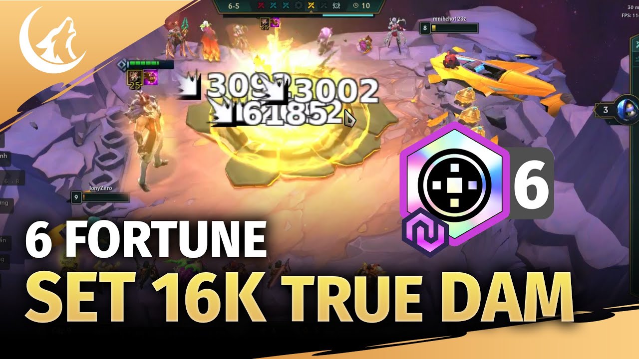 6 Fortune - Mini exodia - Set 16k true damage | TFT set4.5 | MoonWoft ...