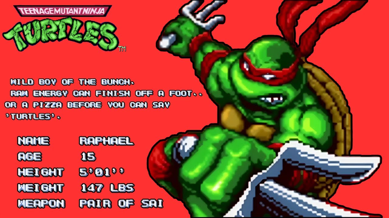 [Arcade] Teenage Mutant Ninja Turtles: Raphael - YouTube